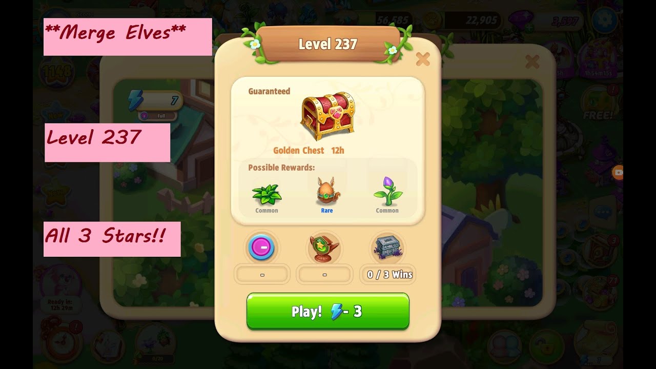Merge Elves *Level 237* All 3 Stars! - YouTube