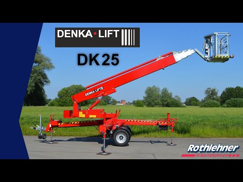 Denka-Lift DK25  Anhänger-Arbeitsbühne