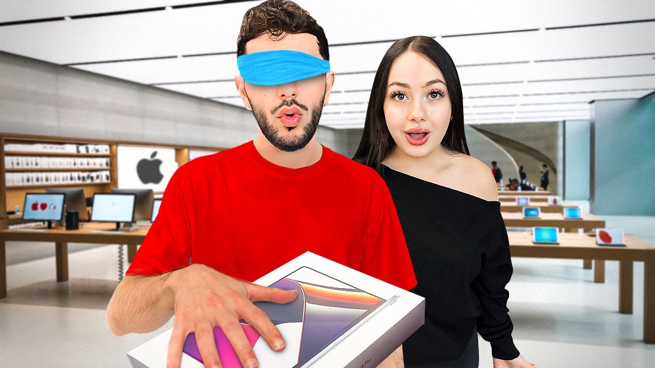 Anything You Touch BLINDFOLDED, I’ll Buy For You - Challenge - YouTube