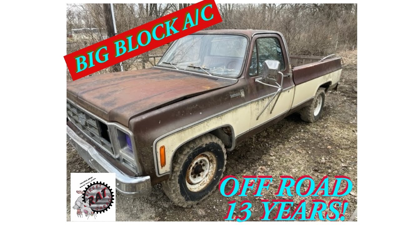 1979 C20 square body revival, will it run? 454 a/c truck - YouTube