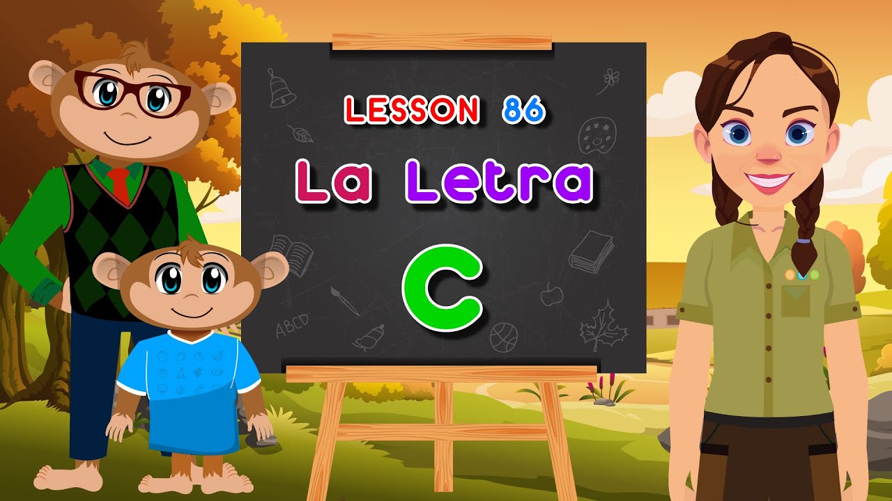 Spanish for Kids - The Letter C | Spanish Safari Show Lesson 86 - YouTube