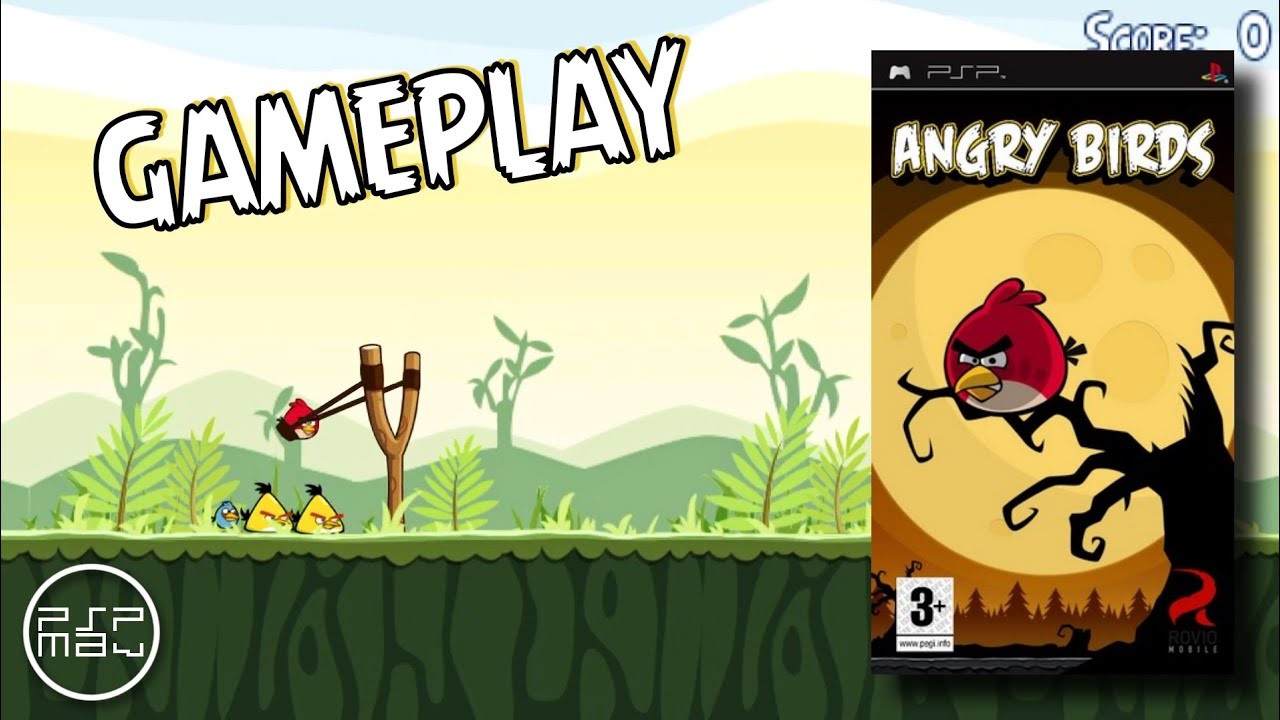 Angry Birds PSP gameplay - YouTube