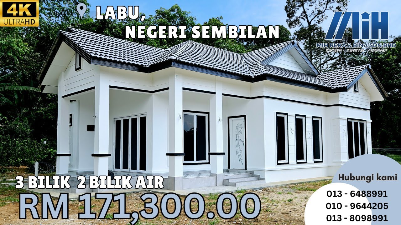 RUMAH 3 BILIK 2 BILIK AIR - LABU, NEGERI SEMBILAN. - YouTube