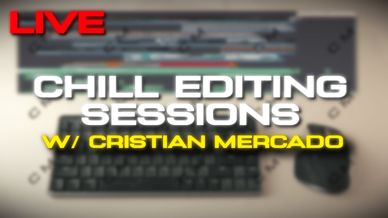 Making A Thumbnail For My Chill Live Editing Session! - YouTube