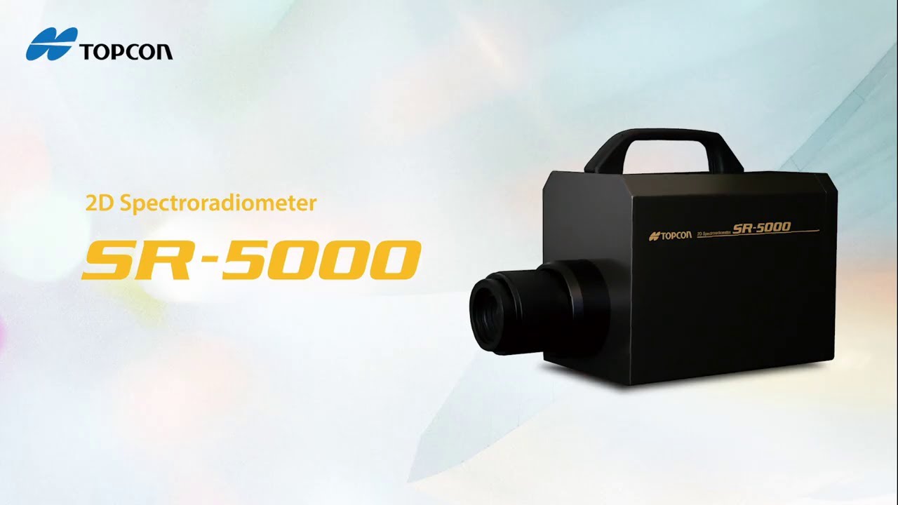 SR-5000 2D Spectroradiometer - TOPCON TECHNOHOUSE - YouTube