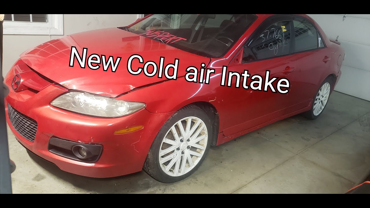 Installing Mazdaspeed cold air intake on my 2006 Mazdaspeed 6 - YouTube