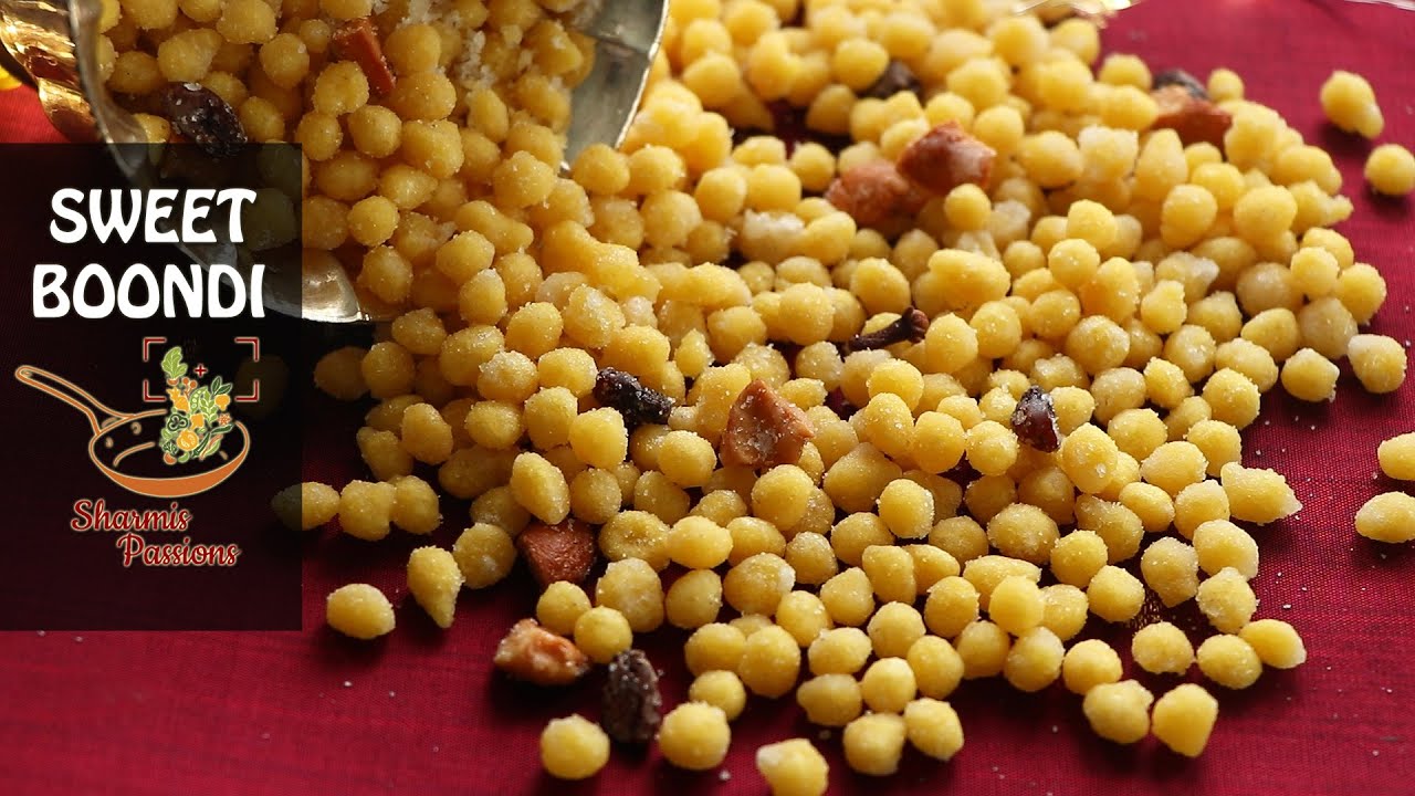 Sweet Boondi Recipe | How to make Sweet Boondi - YouTube