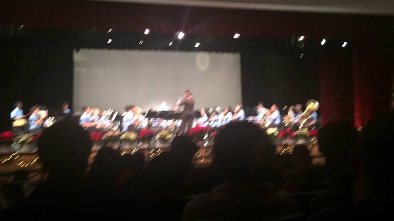 Thomas Viaduct Middle School (TVMS) symphonic band winter concert 2015 ...