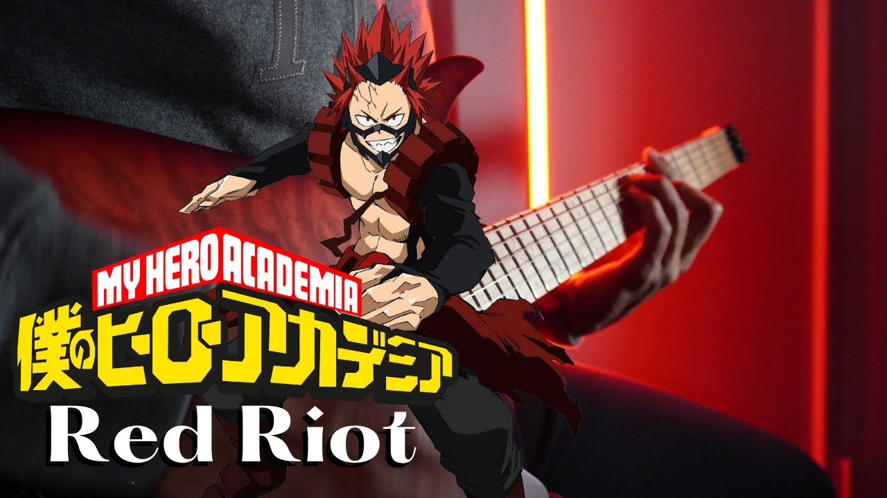 My Hero Academia - Red Riot Theme | Guitar Cover - YouTube