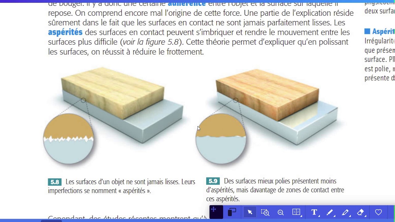 5.5 (1/2) - De quoi dépend la force de frottement - YouTube