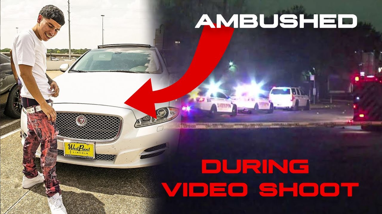 HOUSTON RAPPER Cashout Ace Sh0t While Filming Music Video In The Hood ...