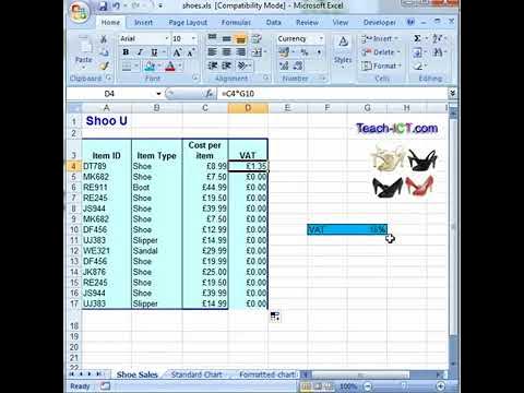 15 MS EXCEL ABSOLUTE CELL REFERENCE - YouTube