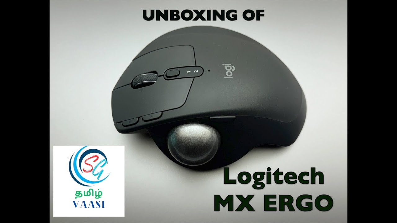 Logitech MX Ergo Trackball Mouse unboxing review in Tamil | Compare MX ...
