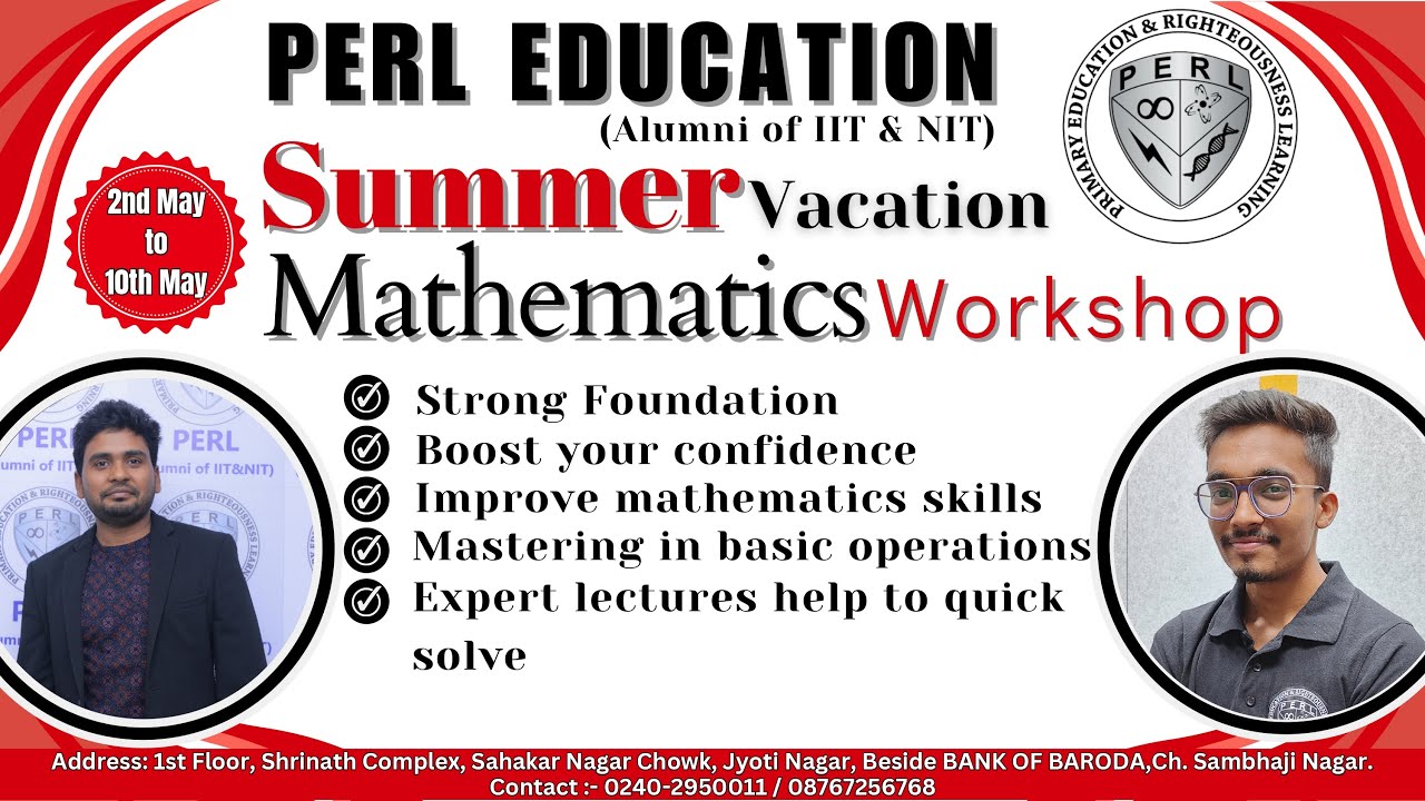 "Unlocking Summer Brilliance: Basic Mathematics Workshop for Grades 7 ...