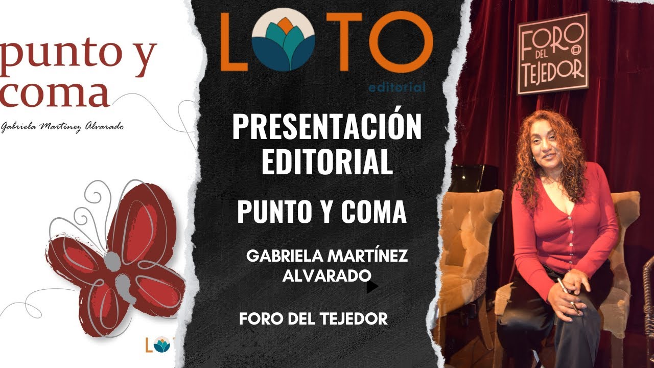 Presentación del libro "Punto y coma" de Gabriela Martínez Alvarado en ...