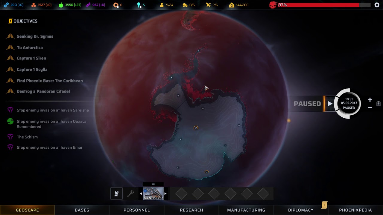 Phoenix Point Where is enemy Citadel ? - YouTube