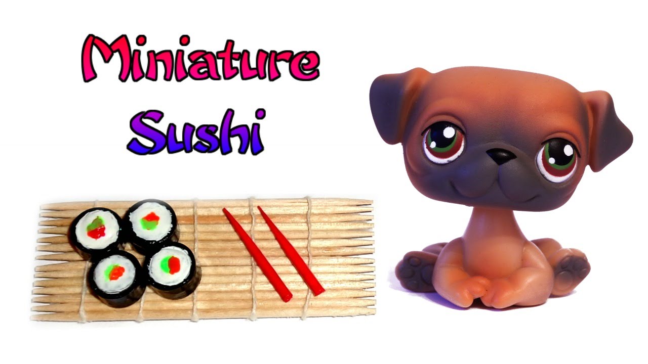 Miniature Doll Sushi - How to Make Dollhouse DIY Food - YouTube