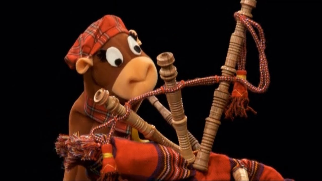 Jane The Monkey Plays The Children’s Bagpipe By Lark In The Morning Inc ...