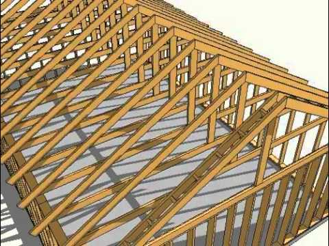 3D Sketchup Animation of Wood Framming - YouTube