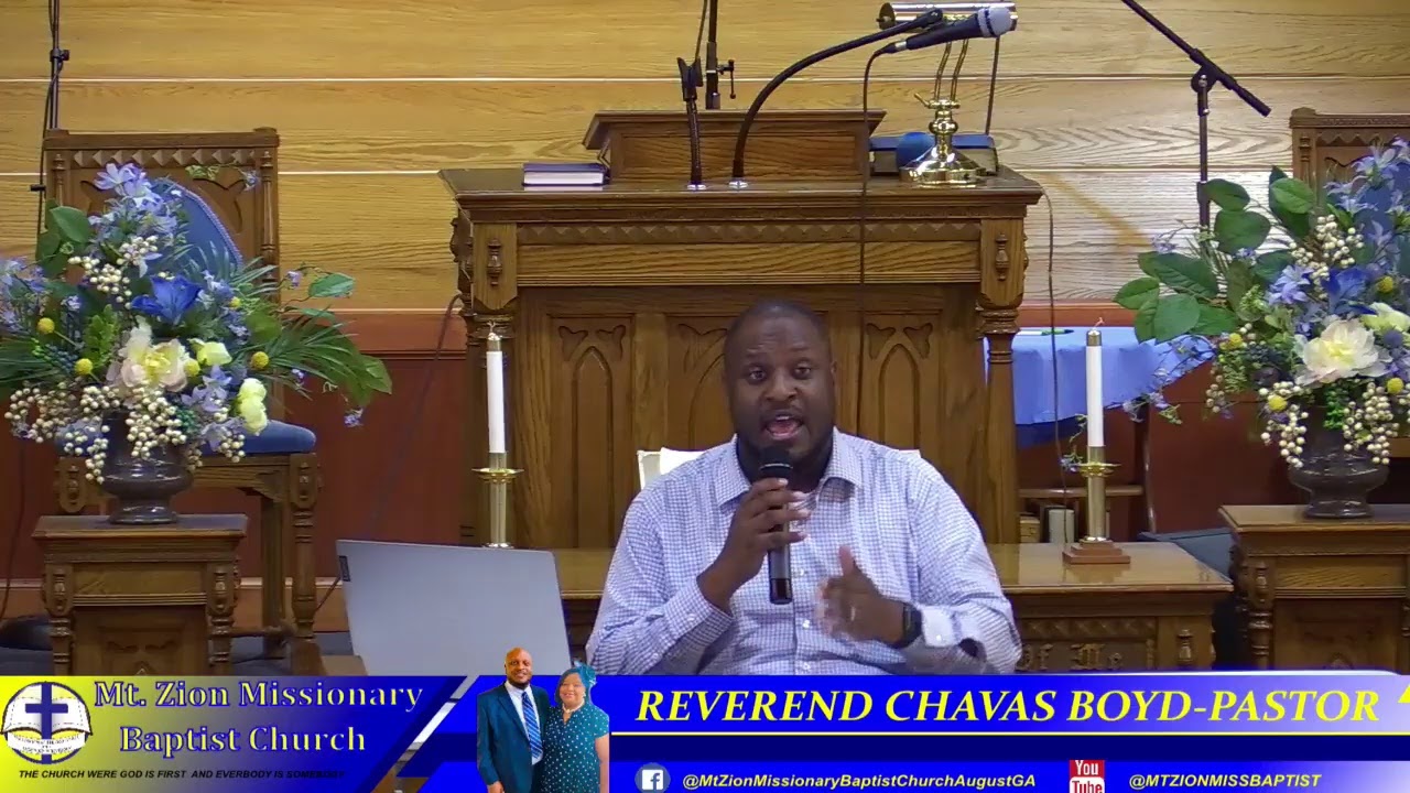 Bible Study @ Mt. Zion, Wednesday 06-24-20, with Pastor Chavas Boyd ...