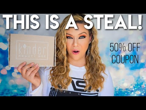 Kinder Beauty Box October 2022 + Coupon Code | THIS IS 50% OFF! - YouTube