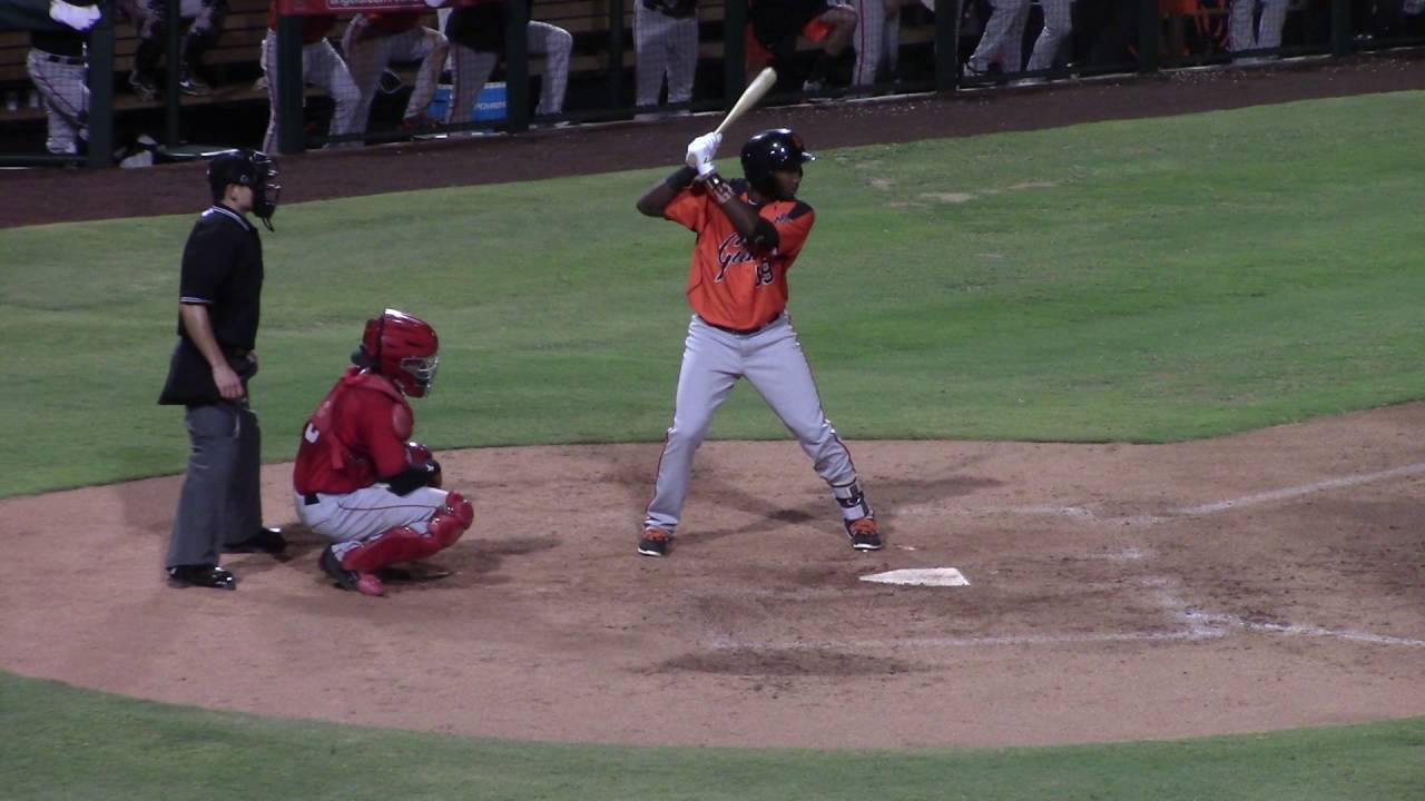 Sandro Fabian, OF, San Francisco Giants - YouTube