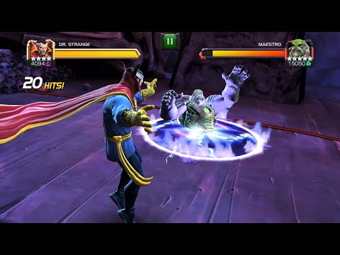 MCoC: Dr. Strange v. Maestro - Removing Arc Overload - YouTube