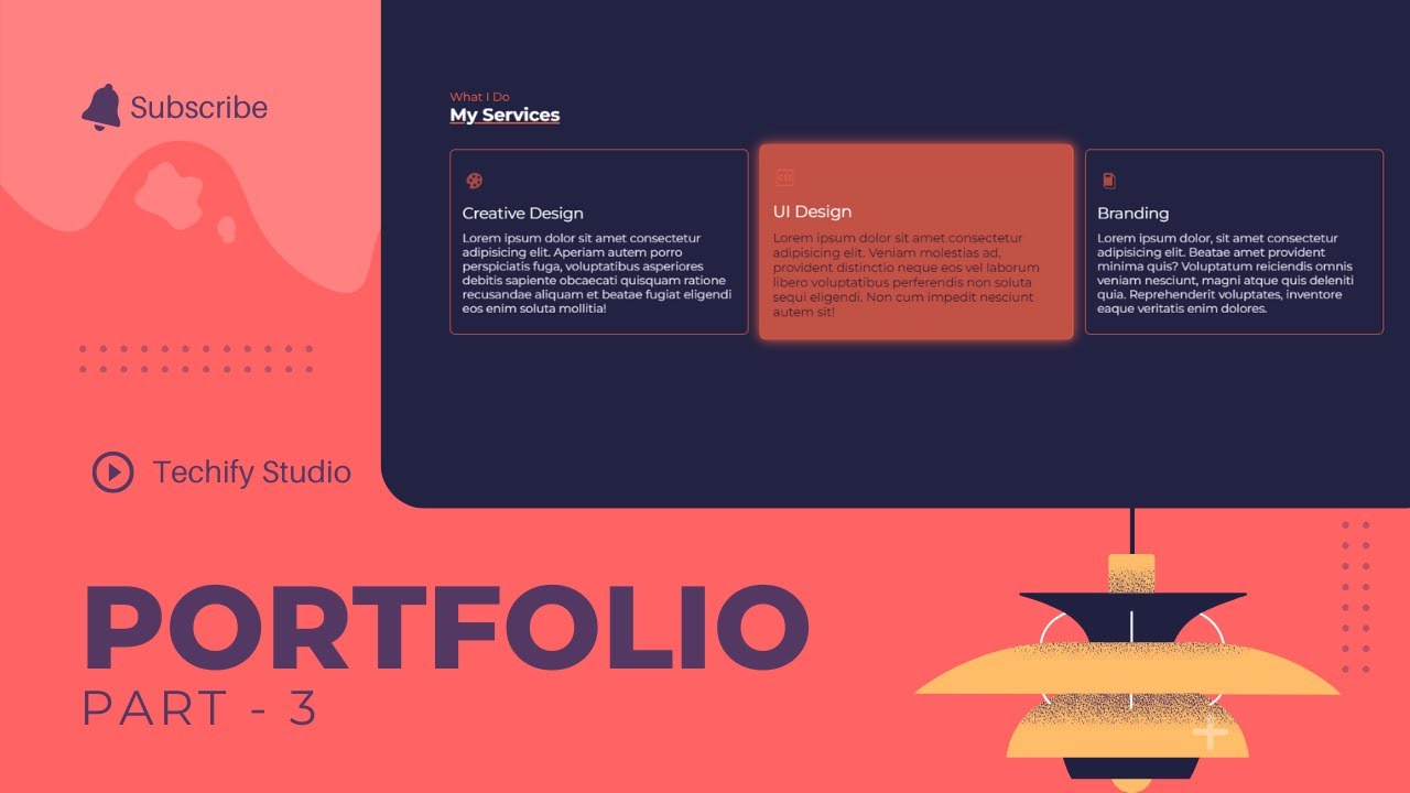 Portfolio Website Part 3 | Modern Portfolio Website Stunning Services ...