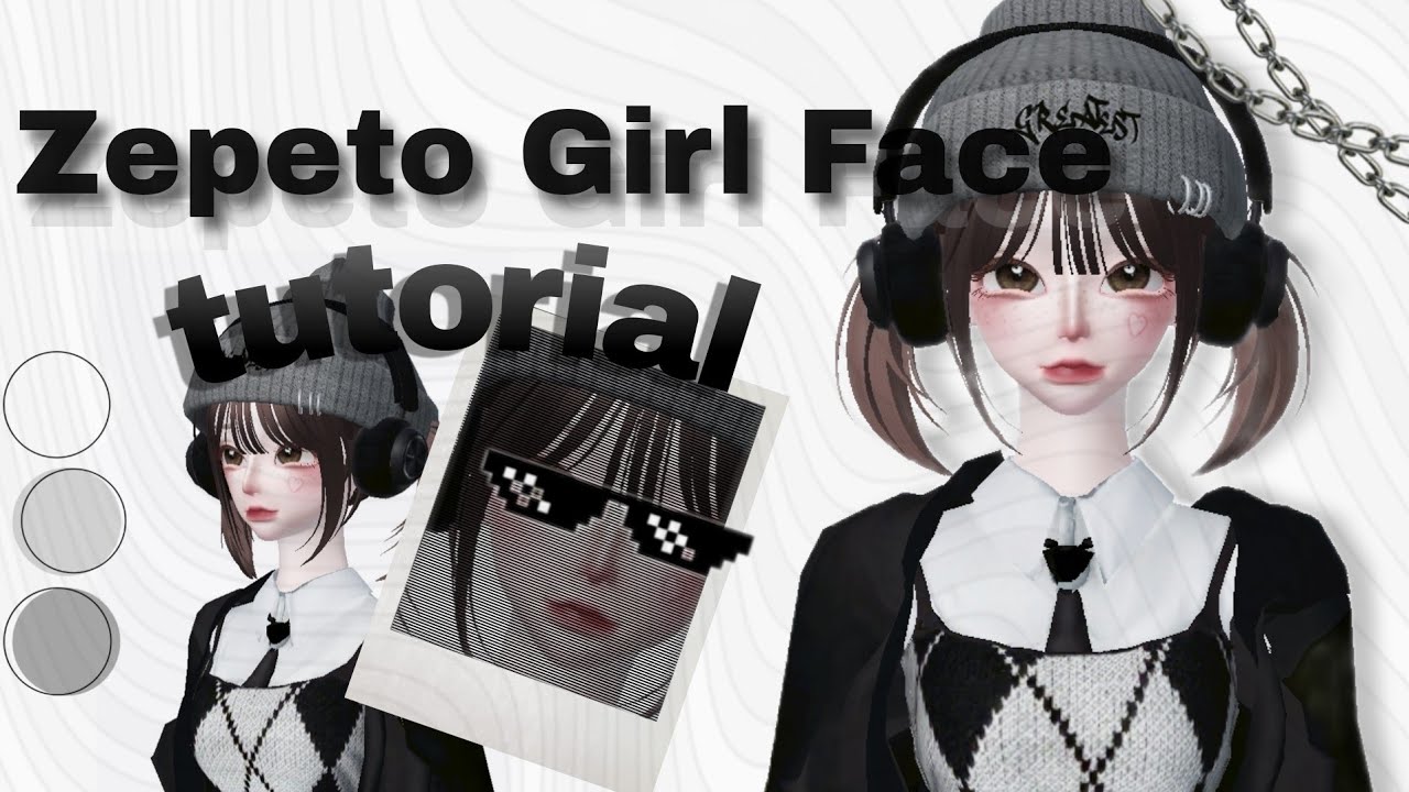 Zepeto Girl face tutorial | how to customize girl face | zepeto face ...