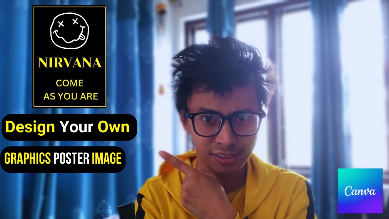 From Beginner to Pro: Nirvana Poster Graphics Design Using Canva - YouTube