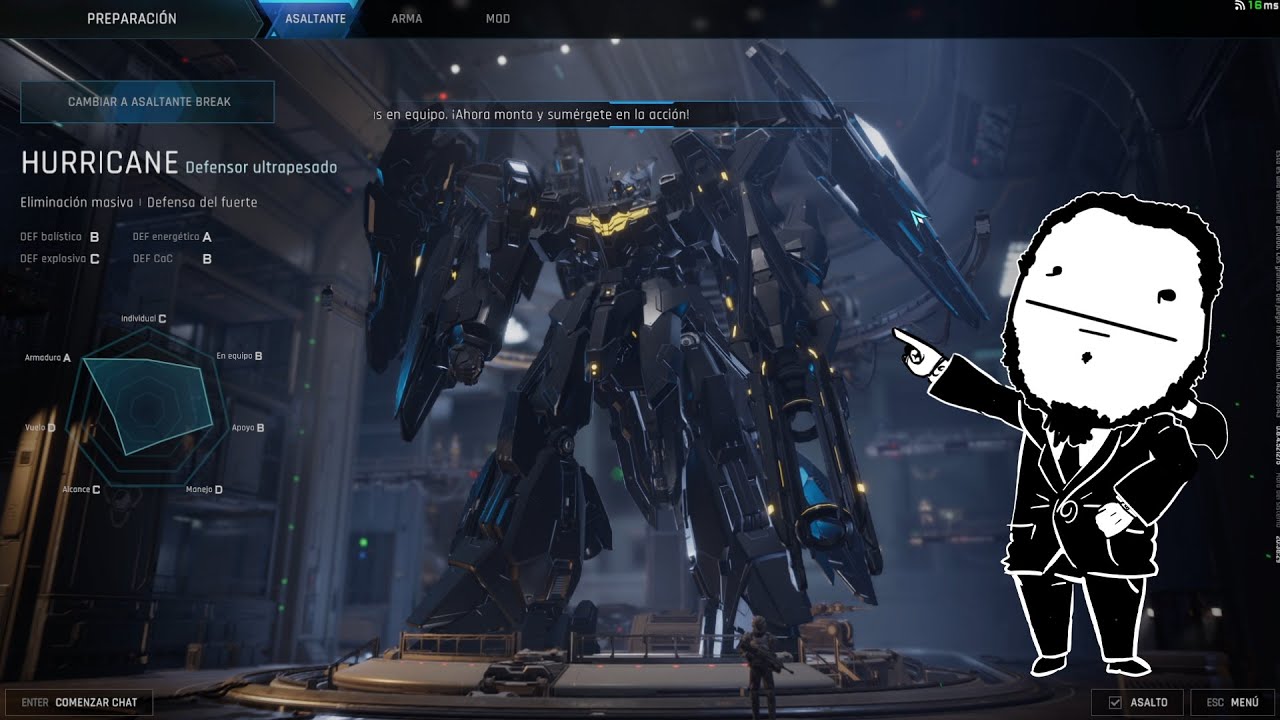 Mecha Break - Hurricane Tank Defensor Ultra Pesado | Un... ¿Tank ...