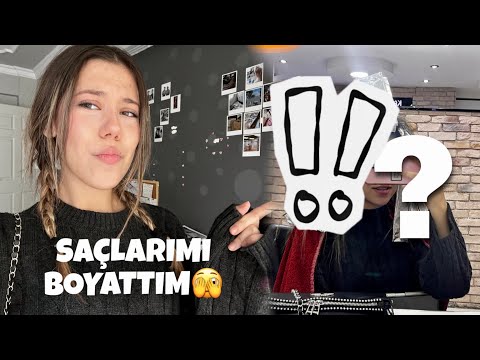 YENİ SAÇLARIM🫣Saçlarımı Boyattım⁉️Kuaför Vlog. Tuana Zeybek