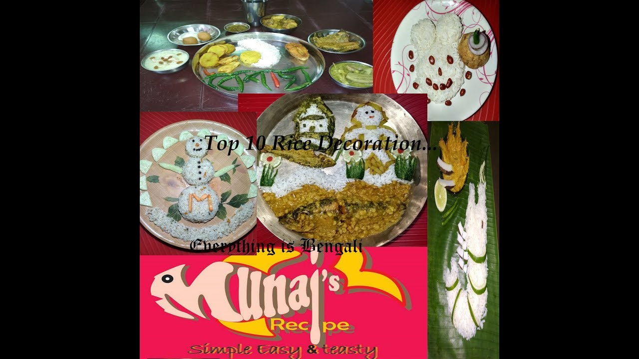 Top 10 Rice Decoration - YouTube