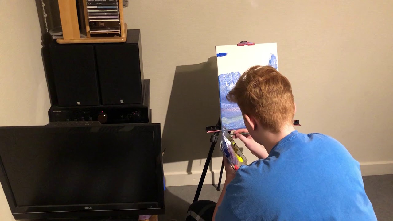 Relaxed painting in the evening - YouTube