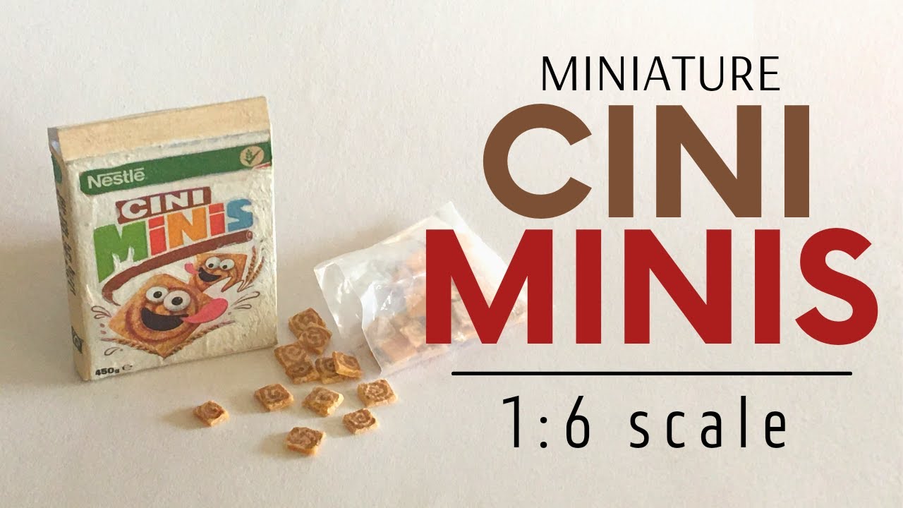 Miniature Cini Minis tutorial - YouTube