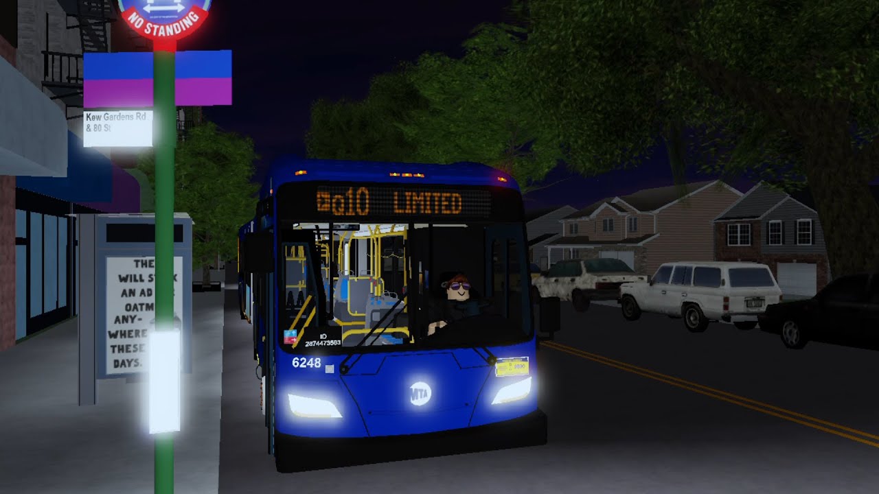 MTA Roblox Busses | MTA Q10 Limited bus #6248 full drive from Kew ...