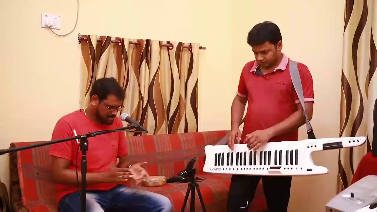 Hindola Raagaardranaayi | Mridangam on Keytar | Jaison Daniel | Ajith G ...