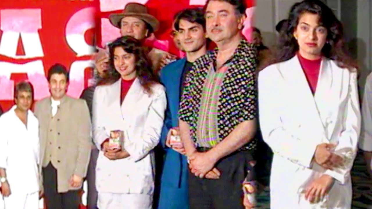 "Daraar" Music Launch (1996) | Rishi Kapoor, Juhi Chawla, Arbaaz Khan ...