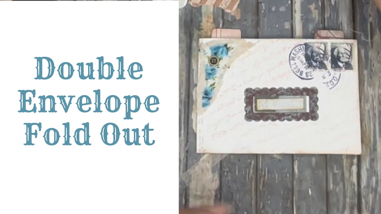 Retreat Make N Take No.3: Double Envelope Fold Out - YouTube