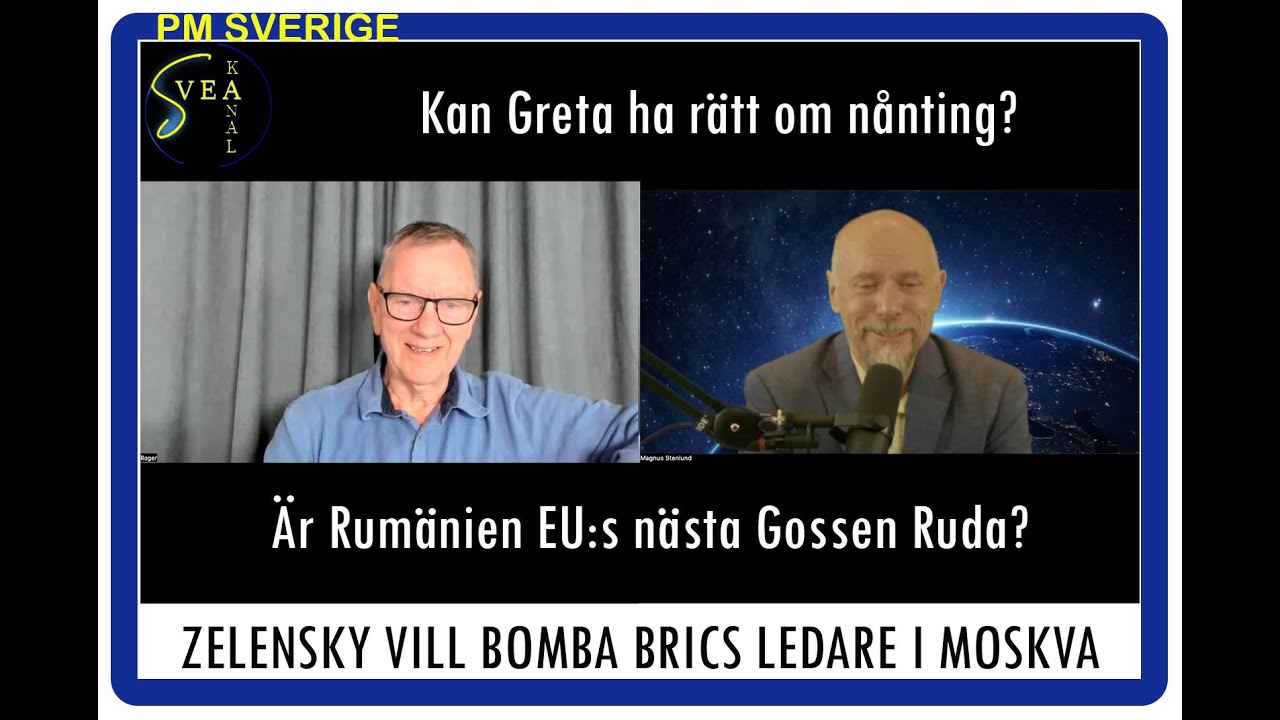 PM Sverige 44: Zelensky vill bomba BRICS ledare i Moskva - YouTube