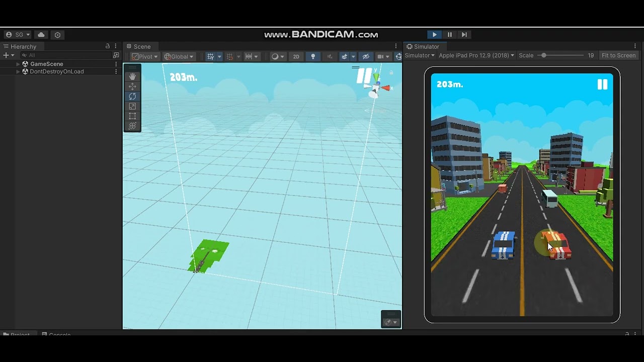 2 Player Traffic Car Racing Game sellunitysourcecode - YouTube