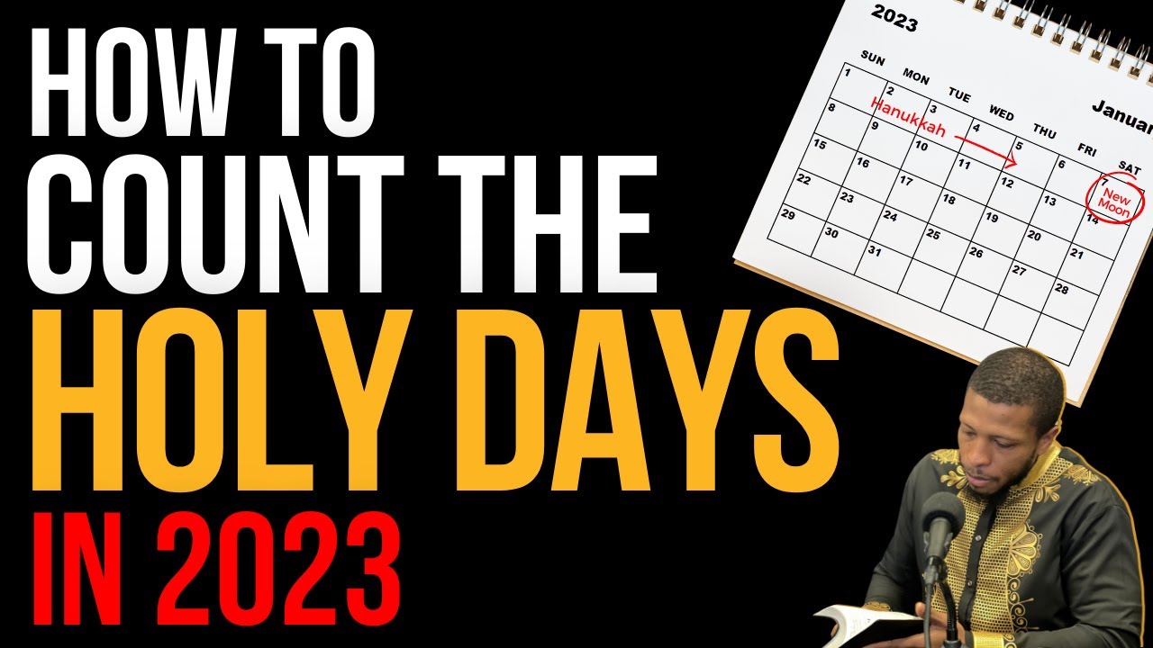 How To Count The High Holy Days in 2023 - YouTube