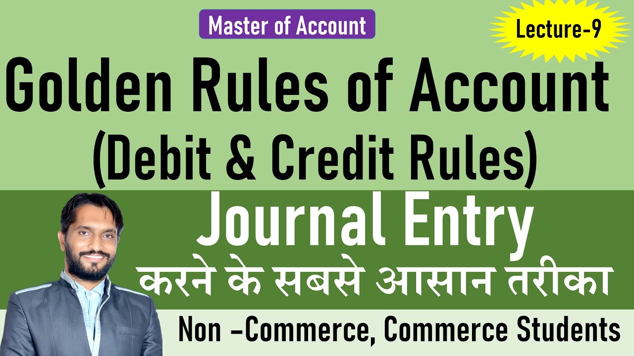 Golden Rules of Account | Personal , Real and Nominal Account |Basic ...