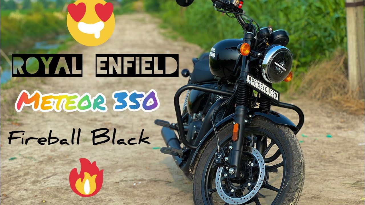 Royal Enfield Meteor 350 Fireball Custom Black Edition Full