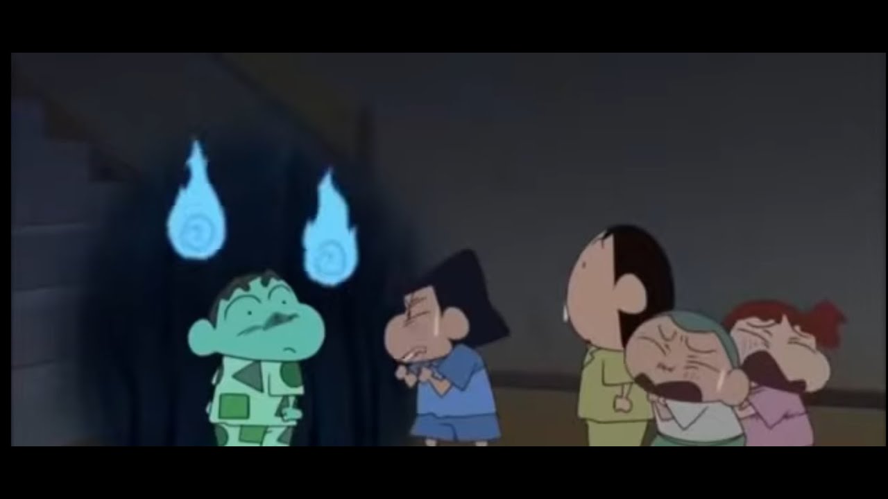 Shinchan horror episode horror stairs - YouTube