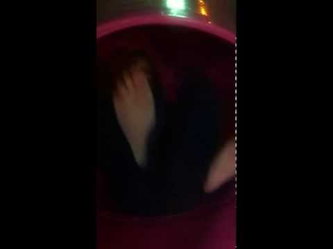 candid video recording of 2 girls, one kids playplace