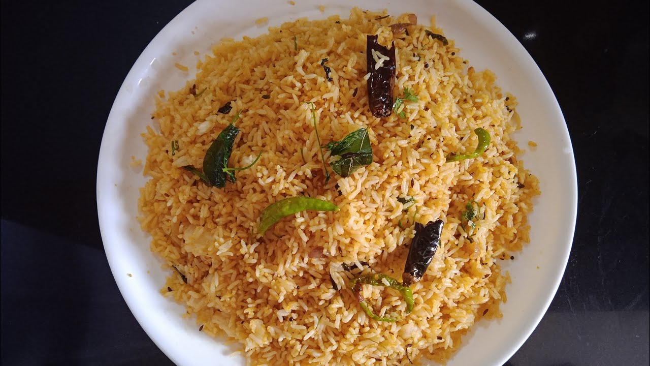 leafover rice make this delicious popu annam|పోపు అన్నం|तले हुए चावलby ...