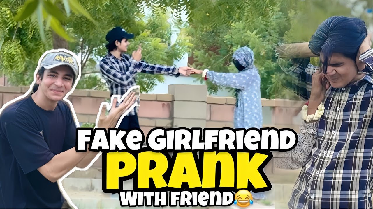 Fake Girlfriend Prank With Friend😂!Maza agaya😂 - YouTube