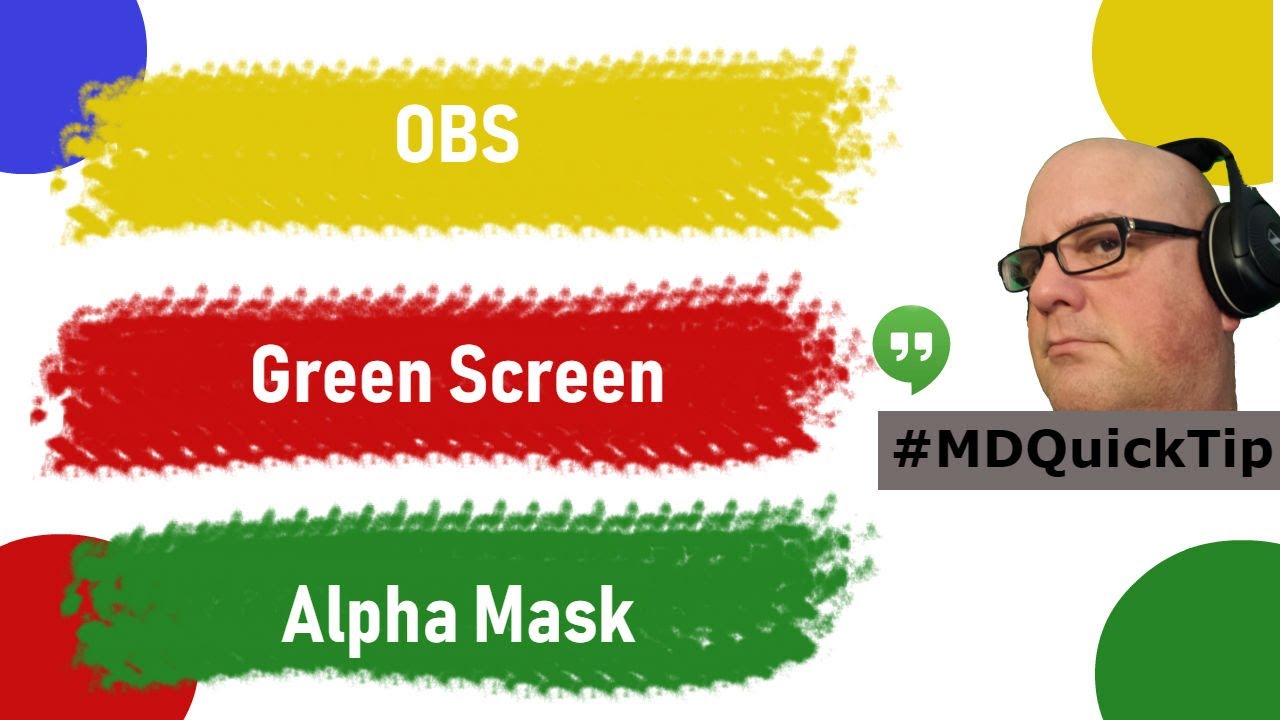 Green Screen setup vs Alpha Mask OBS Studio - YouTube