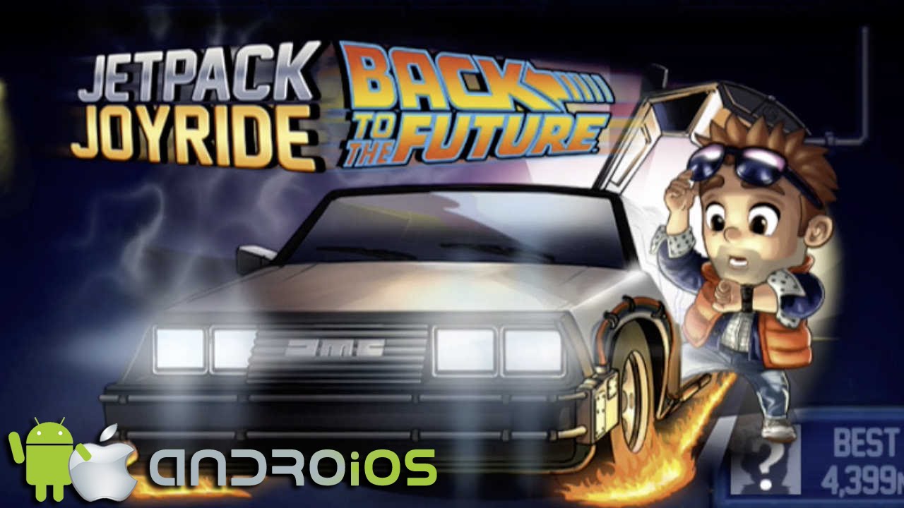 Gameplay Jetpack Joyride Back to the Future [Android, iOS] - YouTube